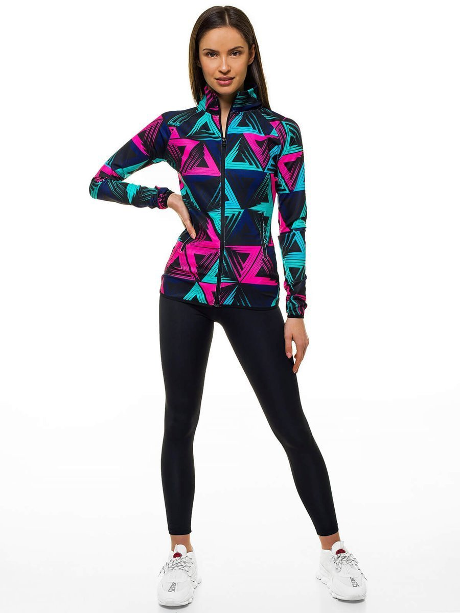 Women's three-piece tracksuit set Colourful OZONEE O/20465 - Men's ...