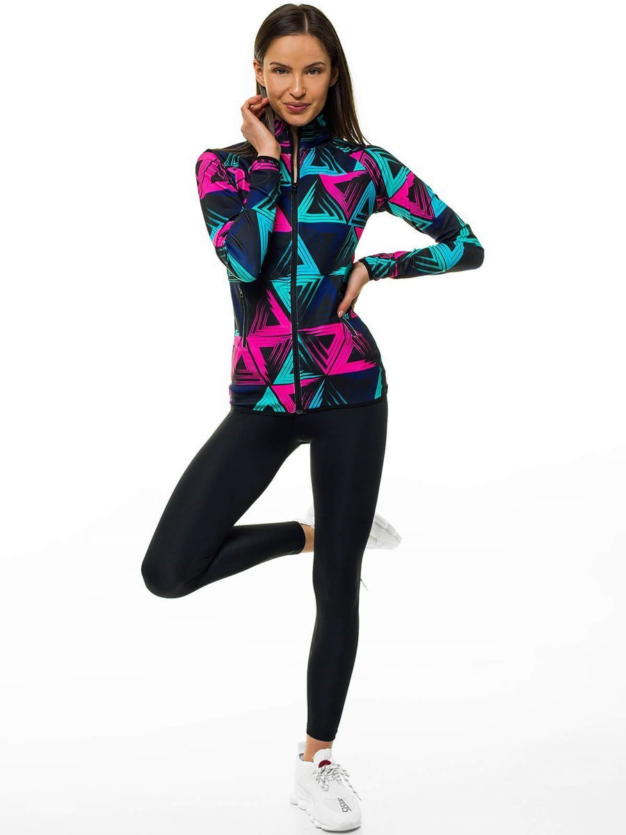 Women's three-piece tracksuit set Colourful OZONEE O/20465 - Men's ...